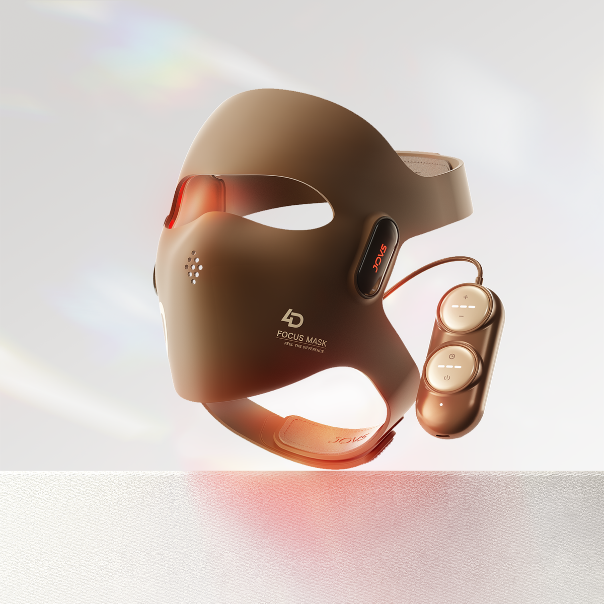 JOVS LED Neck & Chest Red Light Therapy Mask for Home Skincare