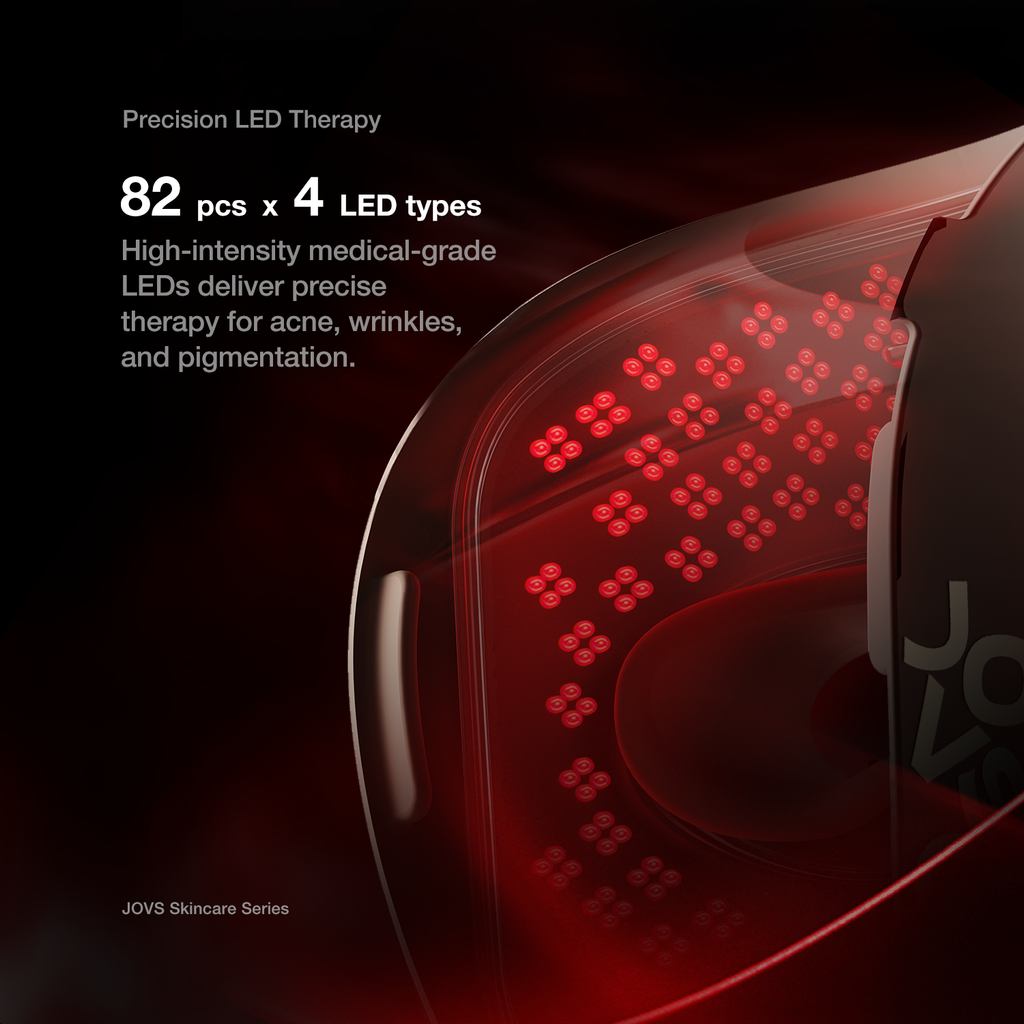 JOVS Red LED Light Therapy Face Mask Professional & Safe Skincare Mask