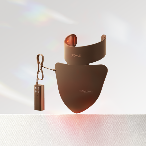 JOVS LED Neck & Chest Red Light Therapy Mask for Home Skincare