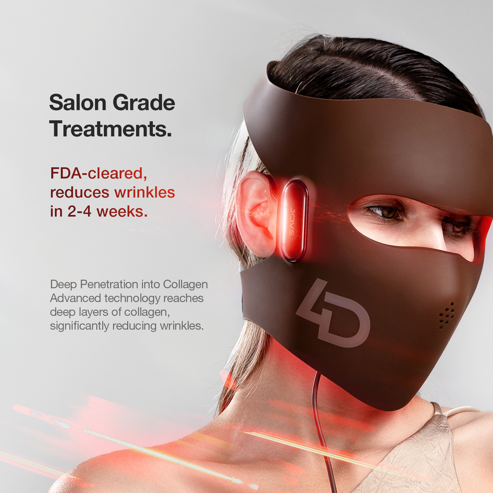 JOVS 4D Laser Light Therapy Mask for At-Home Skin Care